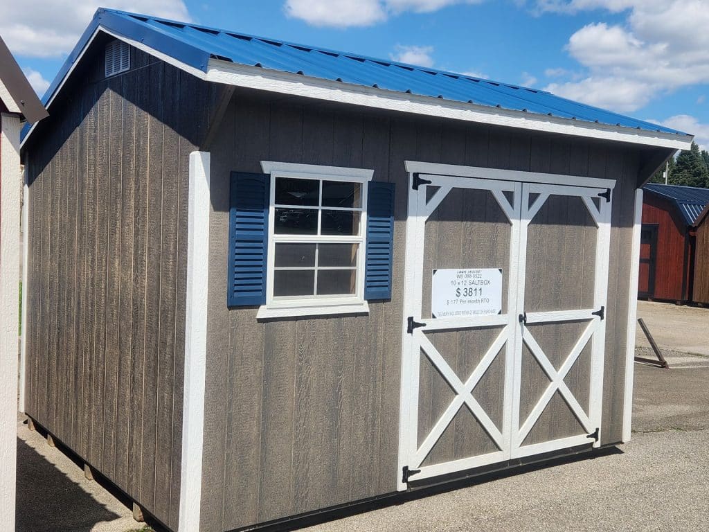 10x12 Saltbox Shed | Custom Storage Building - Weaver Barns